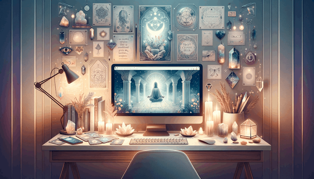 The business of divination and spiritual coaching online